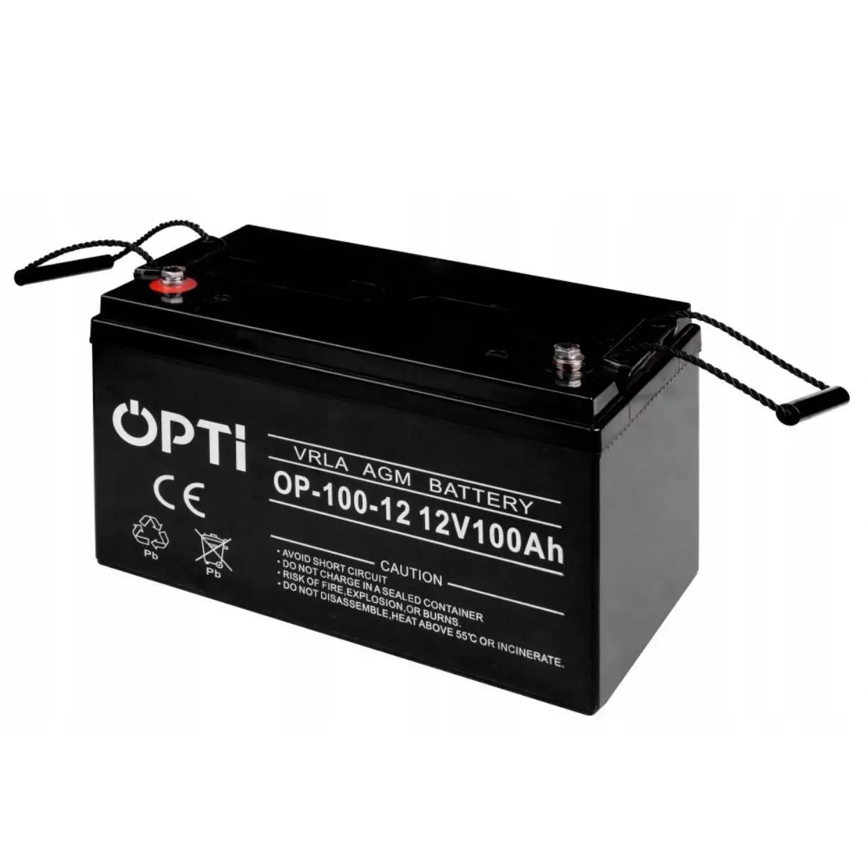 Аккумулятор гелевый Opti AGM 100 Ah 12V Volt Polska цена, купить оптом ...