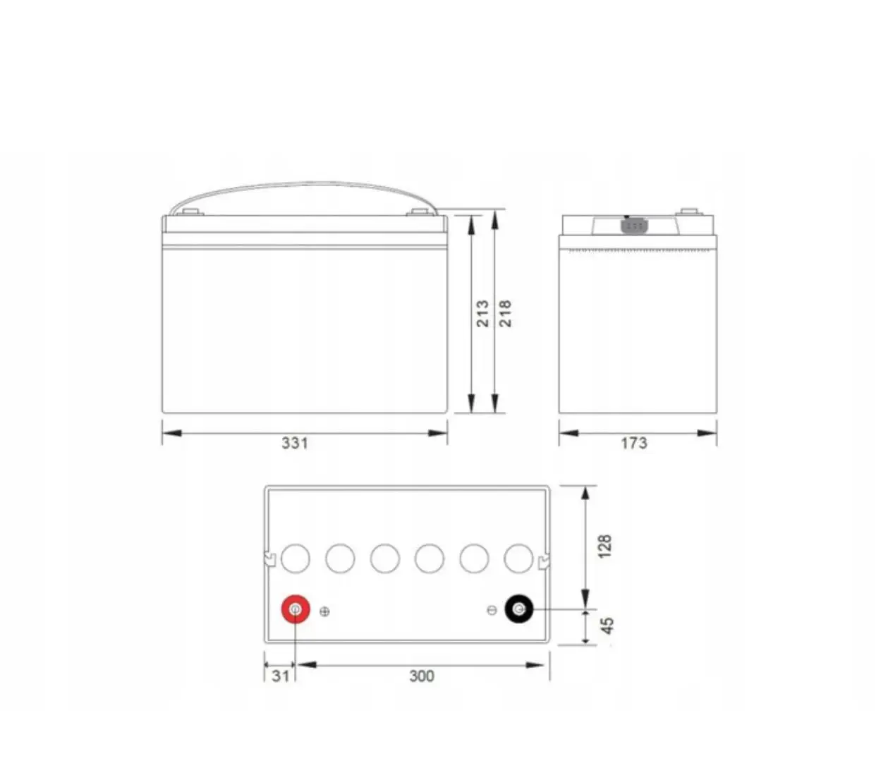 Аккумулятор гелевый Opti AGM 100 Ah 12V Volt Polska цена, купить оптом ...